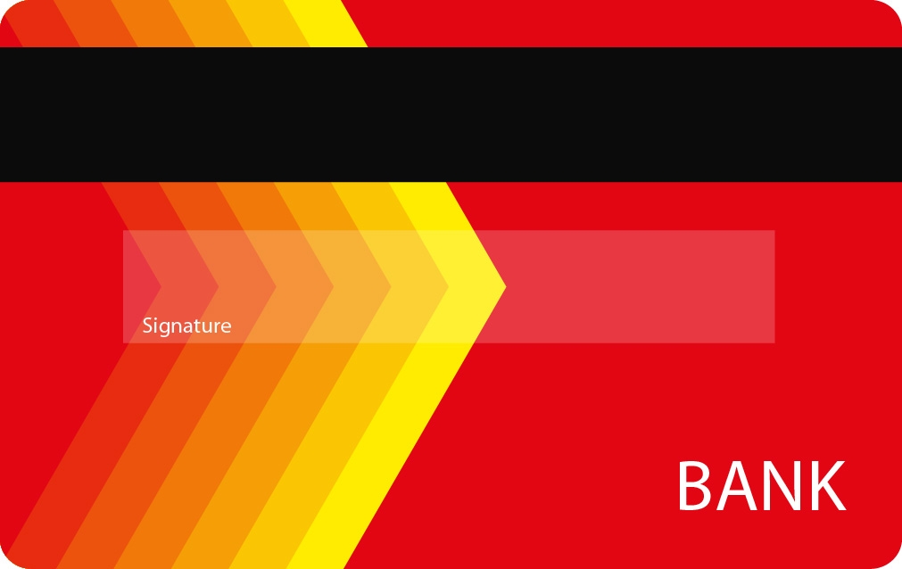 PVC Bank cards with magnetic stripe