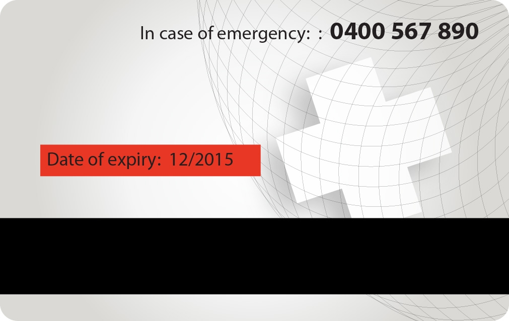 Plastic Health cards