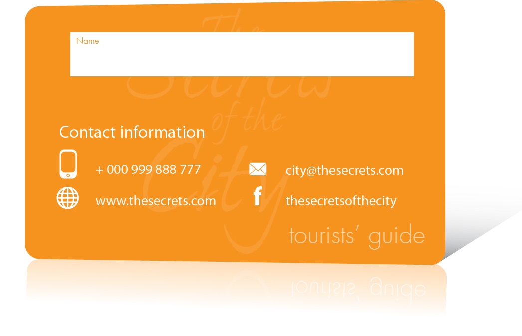 Plastic Cards with signature panel