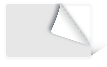 Plastic Cards with sticky layer