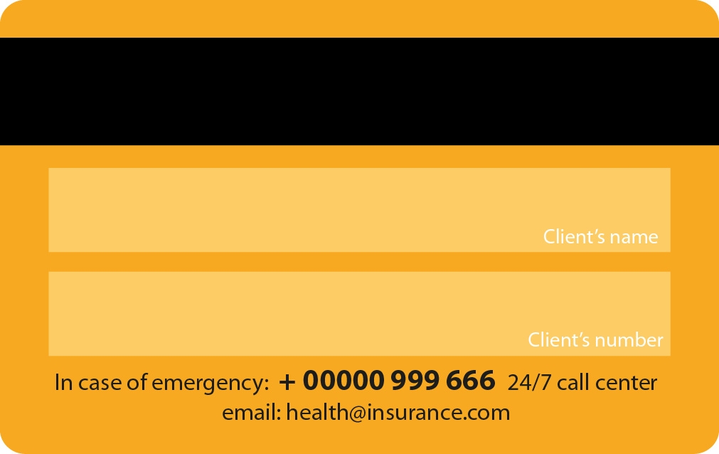 Plastic Insurance cards