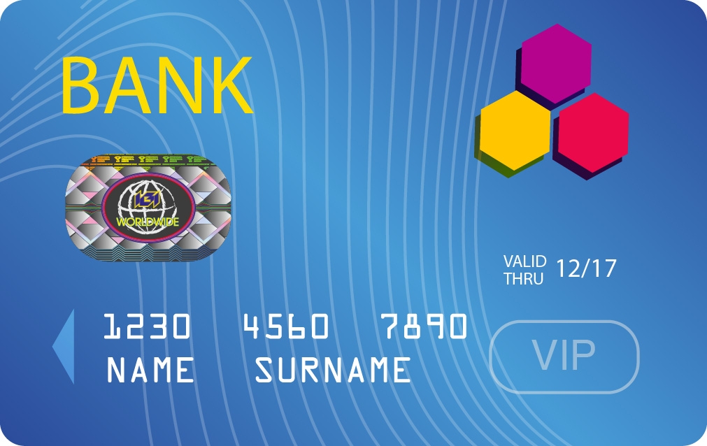 PVC Bank cards with magnetic stripe