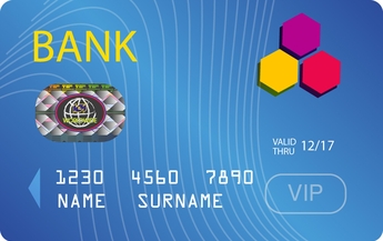 PVC Bank cards with magnetic stripe
